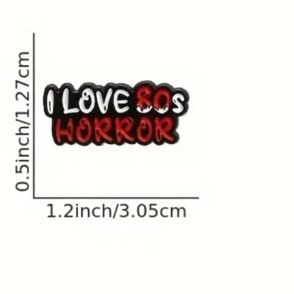 Jewelry | Retro 8s Horror Enamel Pin | Poshmark